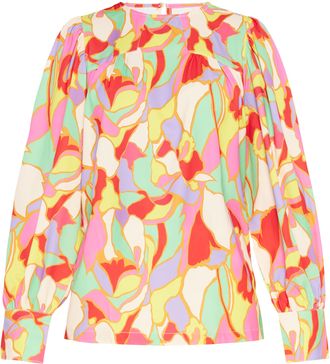 Felipa Bluse Frauen mehrfarbig rot