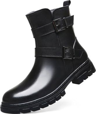 Generic Bottes de moto imperm&eacute;ables pour homme, Noir, 45 1/3 EU