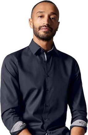 Venti Chemise daffaires unie - Coupe moderne, Bleu (116), 42