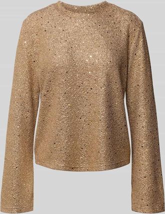 Jake*s Schimmerndes Blusenshirt mit Pailletten