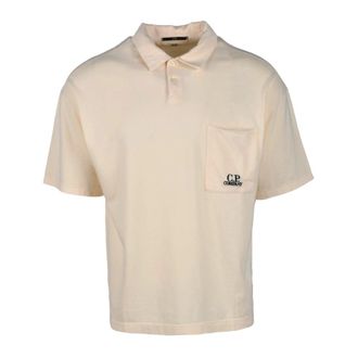 C.P. Company C.p. Company, Homme, Tops, Beige, Taille: M Polo