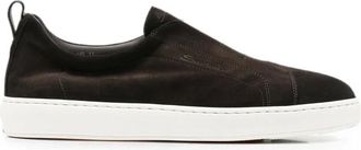 Santoni Homme, Chaussures, Brun, Taille: 43 1/2 EU Barit Baskets