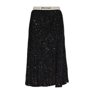 Palm Angels Paillettenrock - - Skirts - Damen - Schwarzk - M