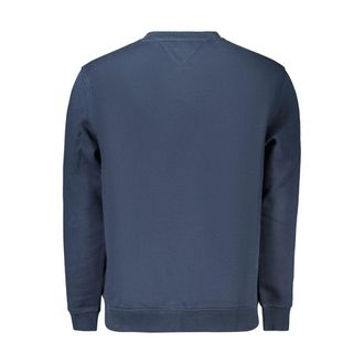 Tommy Hilfiger Logo-Embroidered Cotton Sweatshirt - Blue