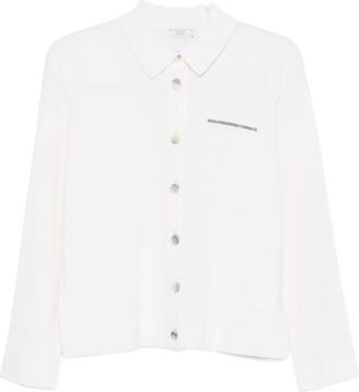 PESERICO Geknöpfter Cardigan - Weiß