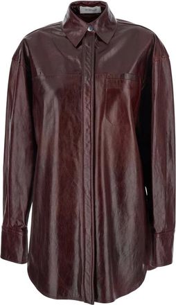 Sportmax Femme, Vestes, Rouge, Taille: 34 FR Manteaux Bordeaux pour Femmes