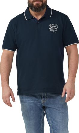 s.Oliver Poloshirt aus Piqu&eacute; mit Stickerei und Ford-Artwork