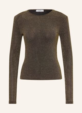 Reiss Reiss Longsleeve Saraphina Mit Glitzergarn gold