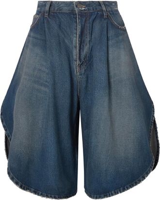 Balenciaga Tulip Bermuda - - Shorts - Damen - Blau - XS