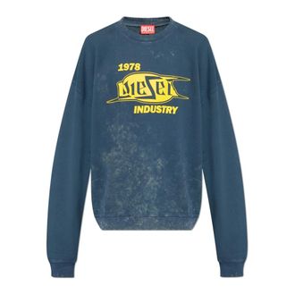 Diesel Sweatshirt S-Boxt-Q5 - - Sweatshirts & Hoodies - Herren - Blau - XL