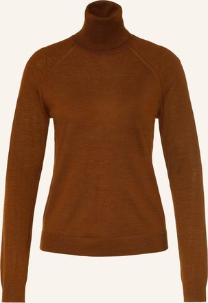 HUGO BOSS Rollkragenpullover Frizani braun
