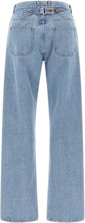 Thom Browne Back Martingale Jeans - Light Blue