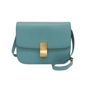Celine Pre-owned Box Medium Schultertasche - - Pre-owned - Damen - Blau - ONE SIZE