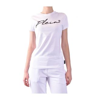 Philipp Plein Pacc Wtk2883 Pjy002N01 - - Tops - Damen - Wei&szlig; - S