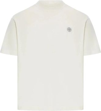 Stone Island Homme, Tops, Beige, Taille: XL SS Tee