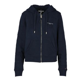 Tommy Hilfiger Rei&szlig;verschluss-Sweatshirt - - Sweatshirts & Hoodies - Damen - Blau - L