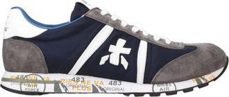 Premiata Homme, Chaussures, Multicolore, Taille: 41 EU Baskets en tissu bleu Lucy en daim