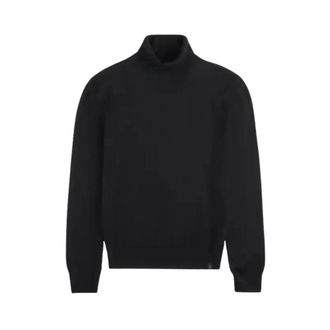 Fay Rollkragenpullover - - Knitwear - Herren - Schwarzk - XL