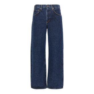 A Gold E Low Curve Jeans - - Jeans - Damen - Blau - W30