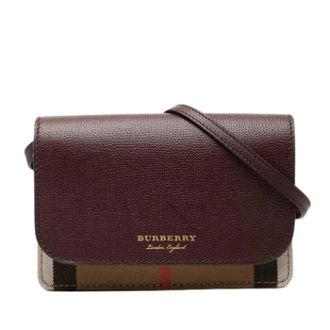 Burberry Pre-owned Hampshire Wallet on Chain - Femme - Pre-owned - Brun - Taille: ONE Size