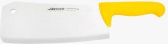 Arcos Fleischermesser Nitrum Edelstahl 24 cm - Professionelles Fleischermesser mit Ergonomischem Griff aus Polypropylen - Gelb, Serie 2900