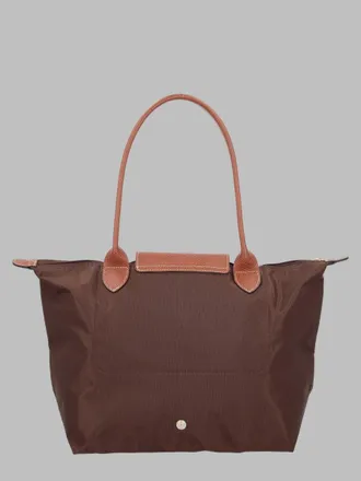 Longchamp Womens Shoulder Bag Le Pliage Original Brown Polyamide