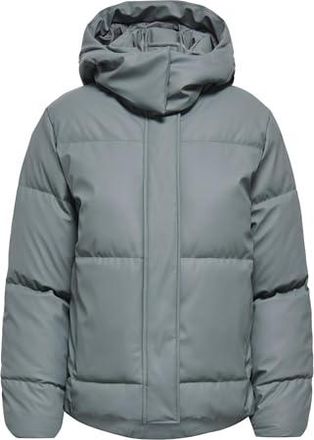 Only Only Coated Puffer Jacket Onlagnes Veste matelass&eacute;e rev&ecirc;tue Otw, baume vert, x_s femme