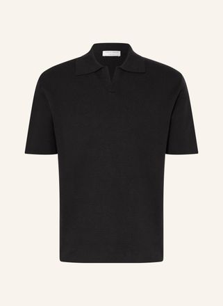 Tiger Of Sweden Strick-Poloshirt Maelon schwarz