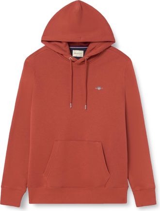 GANT Herren REG Shield Hoodie Kapuzenpullover, MODERN Rust, L