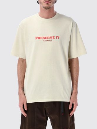 Gramicci T-shirt relaxed fit en coton avec imprim&eacute; graphique et &eacute;paules tombantes