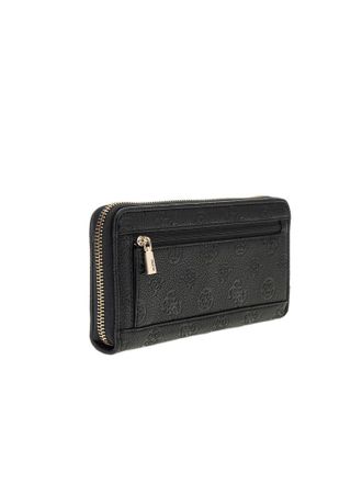 Guess Womens Wallet Black Logo Polyurethane Bags