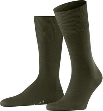 Falke Airport M So Laine Coton Unies Chaussettes, Vert Grass 7431, 41-42 Homme
