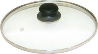 axentia Axentia 222222 Glasdeckel mit Edelstahlrand 20 cm