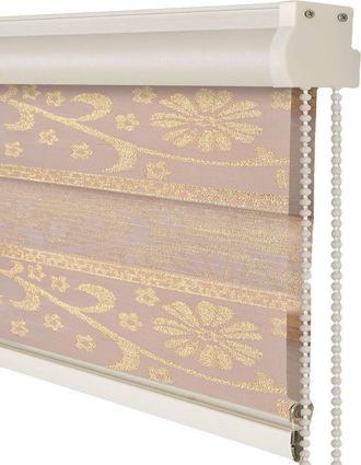 Generic Plisseerollo zum Bohren Sichtschutz Sonnenschutz Horizontal Verdunklungsplissee Hitzeschutz Anpassbare Blickdicht Wohnzimmer Seitenzugrollo für Balkon