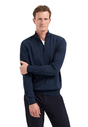 No Excess Pullover Half Zip 2 Coloured Melang - XXXL