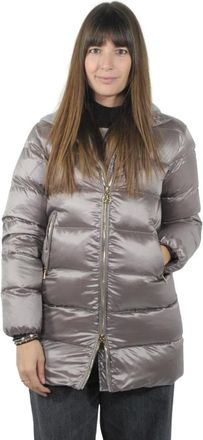 People of Shibuya Femme, Manteaux, Gris, Taille: 38 FR Veste Matelass&eacute;e Usagi