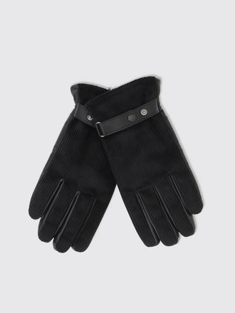 Barbour Nelson Handschuhe aus Kalbsleder mit aufgesticktem Logo