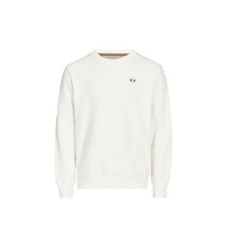 La Martina rechter Pullover rund Baumwolle - weißer Baumwollkragen