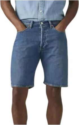 Levi's Homme, Shorts, Bleu, Taille: W31 501 Original Denim Shorts