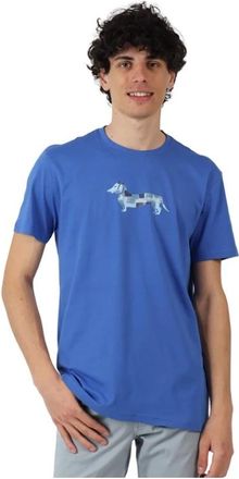 Harmont & Blaine Homme, Tops, Bleu, Taille: XL Shirt Maxi Bassotto