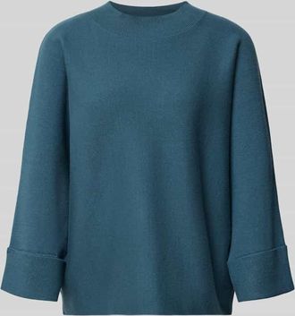 Comma Strickpullover aus Viskose-Mix mit 3/4-Arm