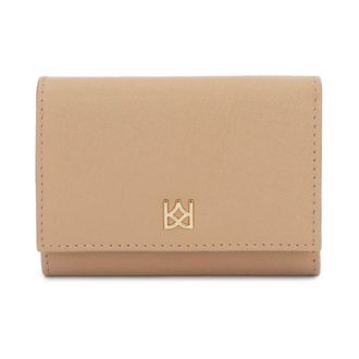 Kazar Femme, Accessoires, Beige, Taille: ONE Size Portefeuille compact en cuir