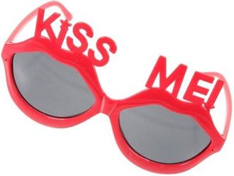 Holibanna Lunettes de Fête à Thème Lèvres Pailletées Accessoires Amusants pour Photos Structure Solide pour Garçon et Filles et Adultes Lunettes Cosplay pour Fe