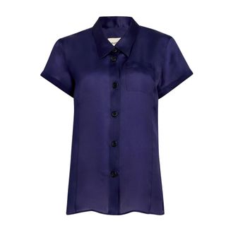 Khaite Seidenhemd - - Blouses & Shirts - Damen - Lila - S