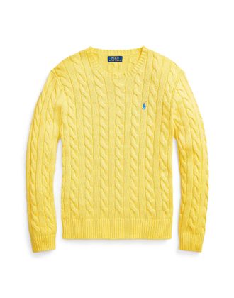 Ralph Lauren CABLE-KNIT COTTON SWEATER