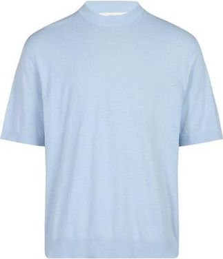 Selected T-shirt manches courtes en coton et lin