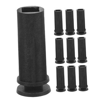 Cabilock Faltbarer Weihnachtsbaumst&auml;nder f&uuml;r K&uuml;nstliche Kleiner B&auml;ume Stabiler Baumfu&szlig; aus Kunststoff Schwarz Kompakt f&uuml;r Tischdekoration