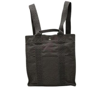 Herm&egrave;s Pre-owned Canvas Backpack - - Pre-owned - Damen - Grau - ONE SIZE