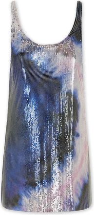 Paco Rabanne Femme, Tops, Multicolore, Taille: 34 FR D&eacute;bardeur Tie-dye en maille imprim&eacute;e