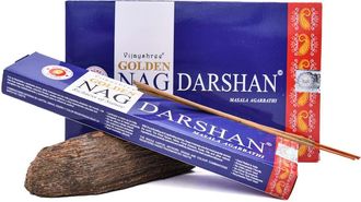 Anemone Anemone - Enecens Vijayshree Golden Premium - Nat&uuml;rliche und holzige St&auml;bchen - Packung mit 15g Dosen (Darshan, 12 Schachteln)